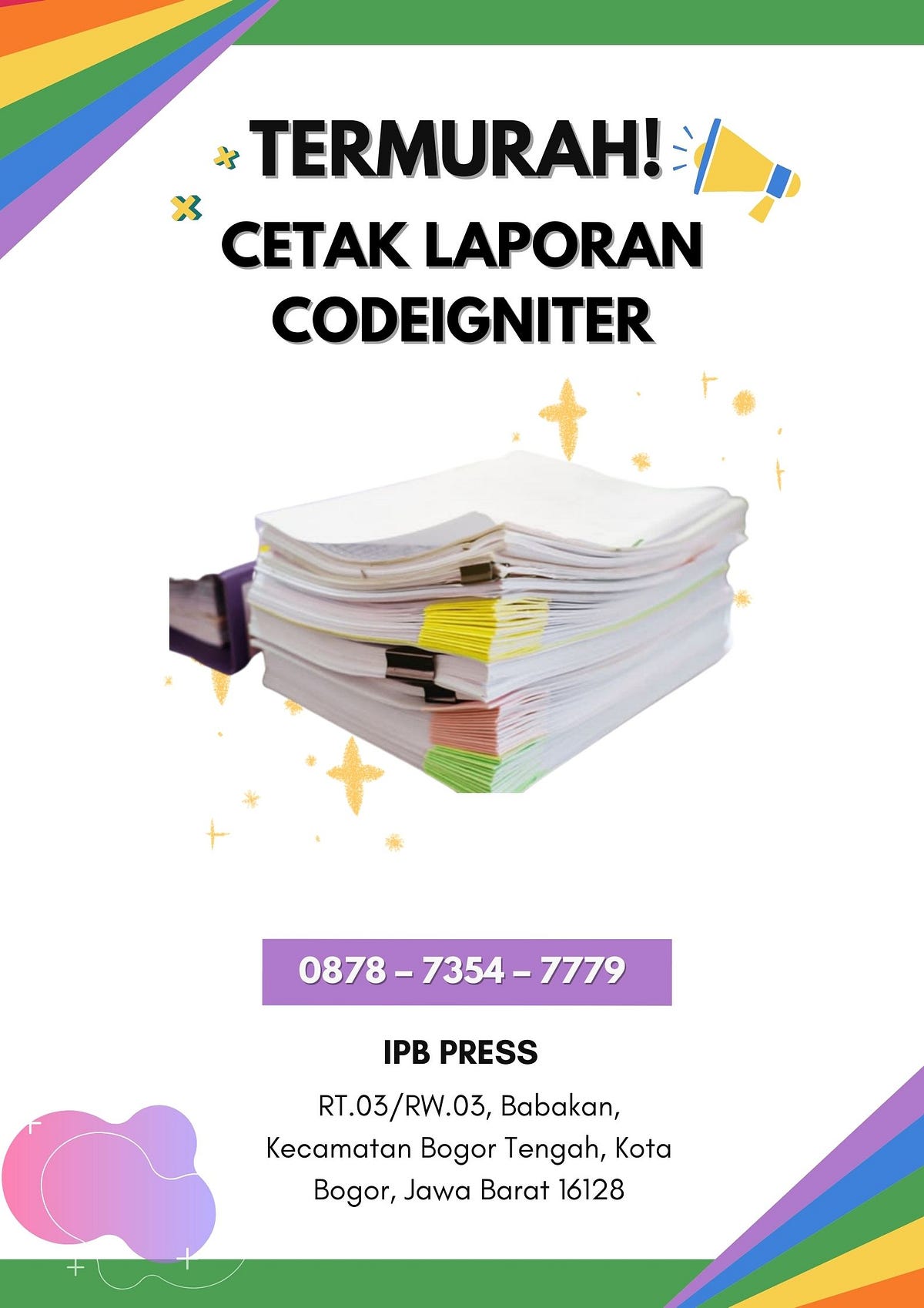 TERMURAH!!, WA 0878–7354–7779, Cetak Laporan Codeigniter ...