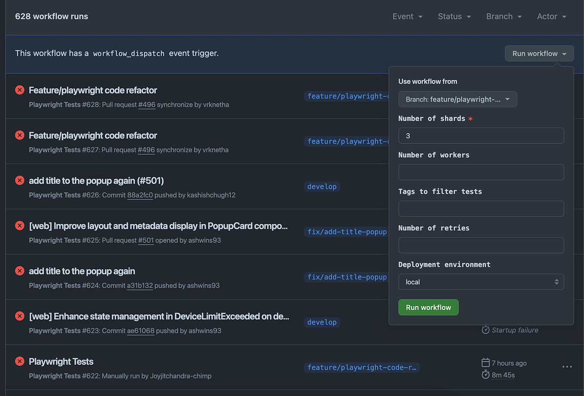 Building a Complex Playwright Pipeline in GitHub Actions: Select ...