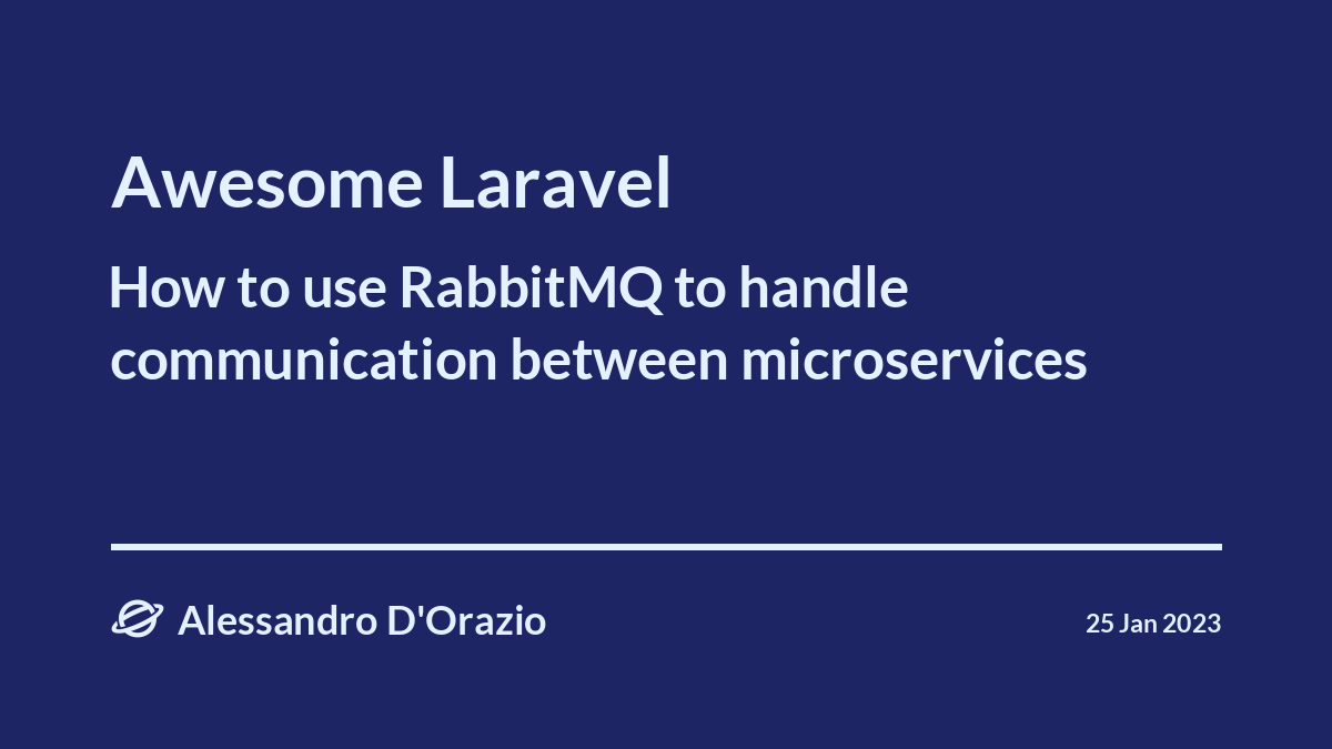 Awesome Laravel: How to use RabbitMQ to handle communication between microservices🔌 | by ...