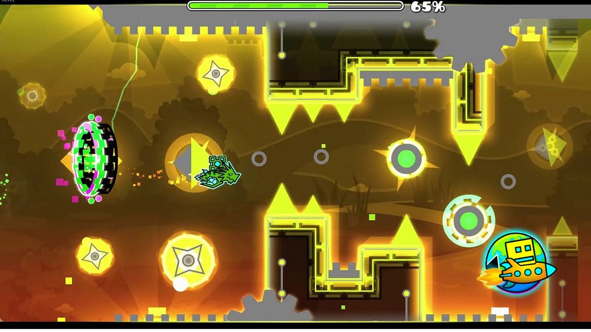 Exploring the Electrifying World of Geometry Dash FRIZZANTINO Vibes ...