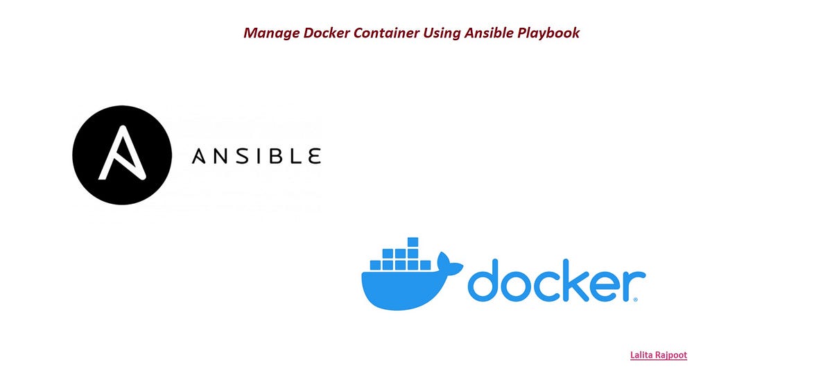 Configure WebApplication in Docker Using Ansible Playbook | by Lalita Rajpoot | Medium