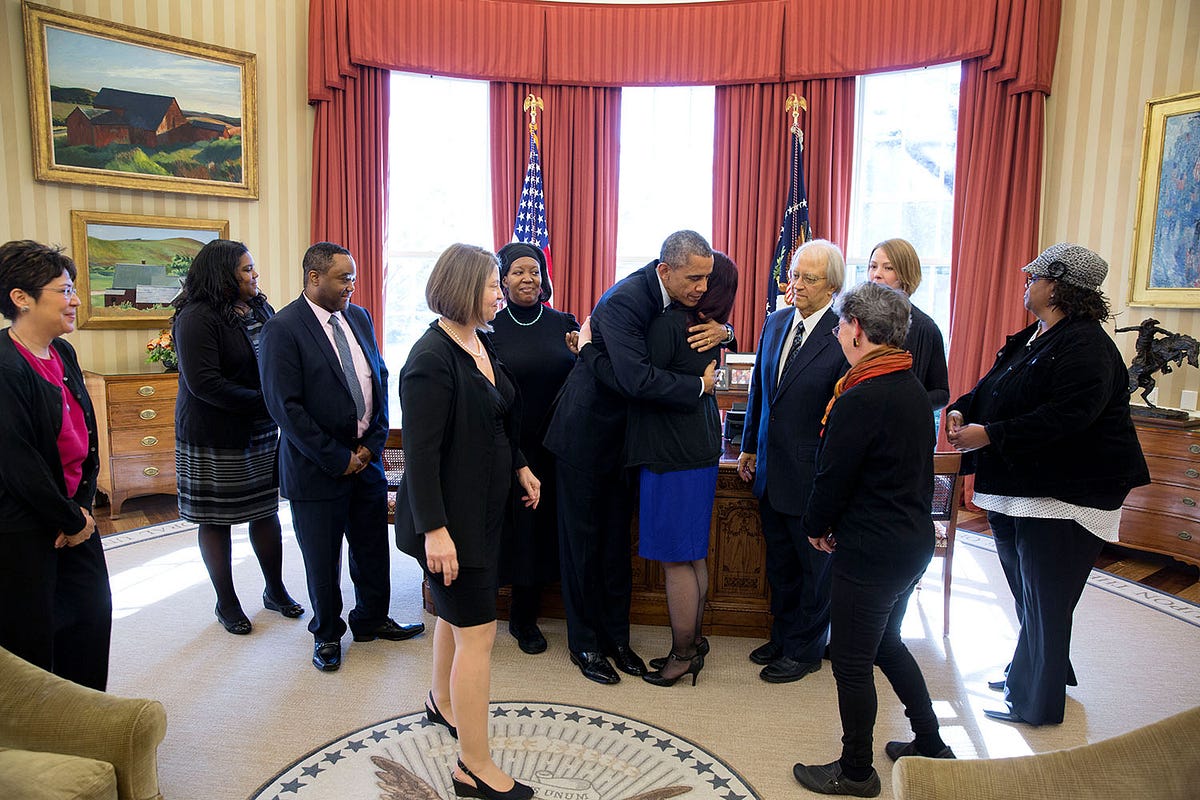 Michelle Obama Hand Heart Backwards