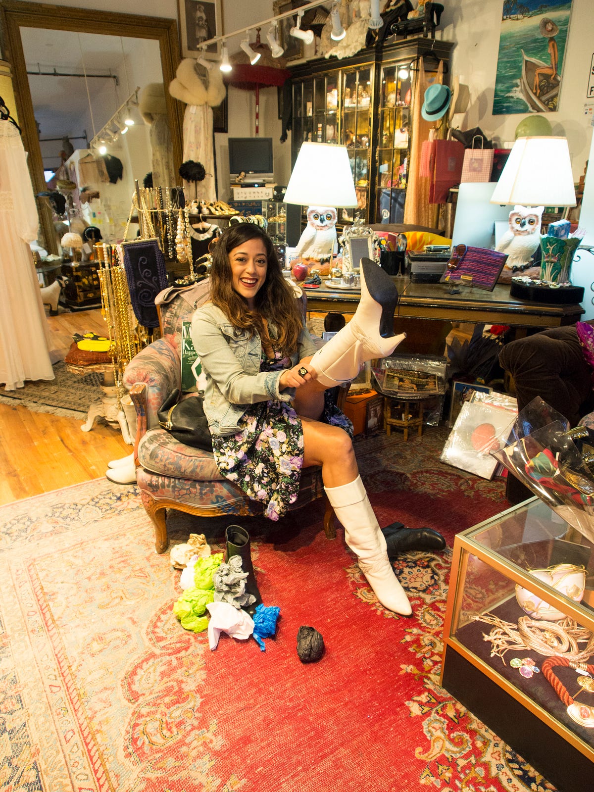 Le Grand Strip. I was standing under a lukewarm shower… | by Elena Hurst | Medium