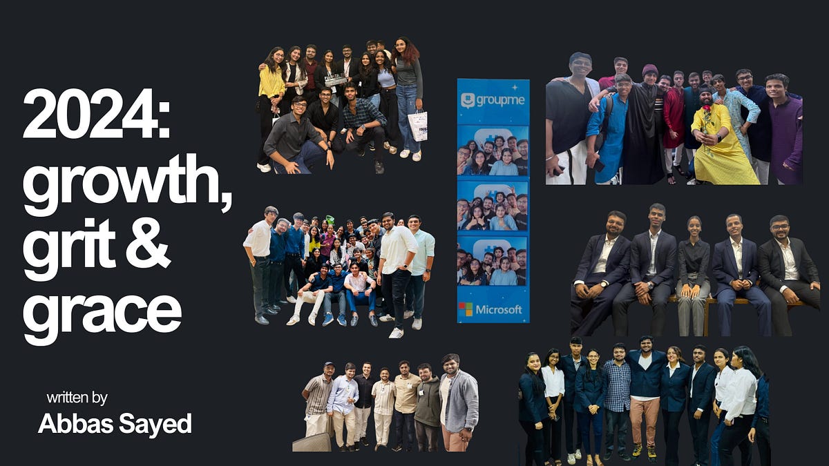 2024: The Year I grew through Challenges and Connections. | by Abbas ...
