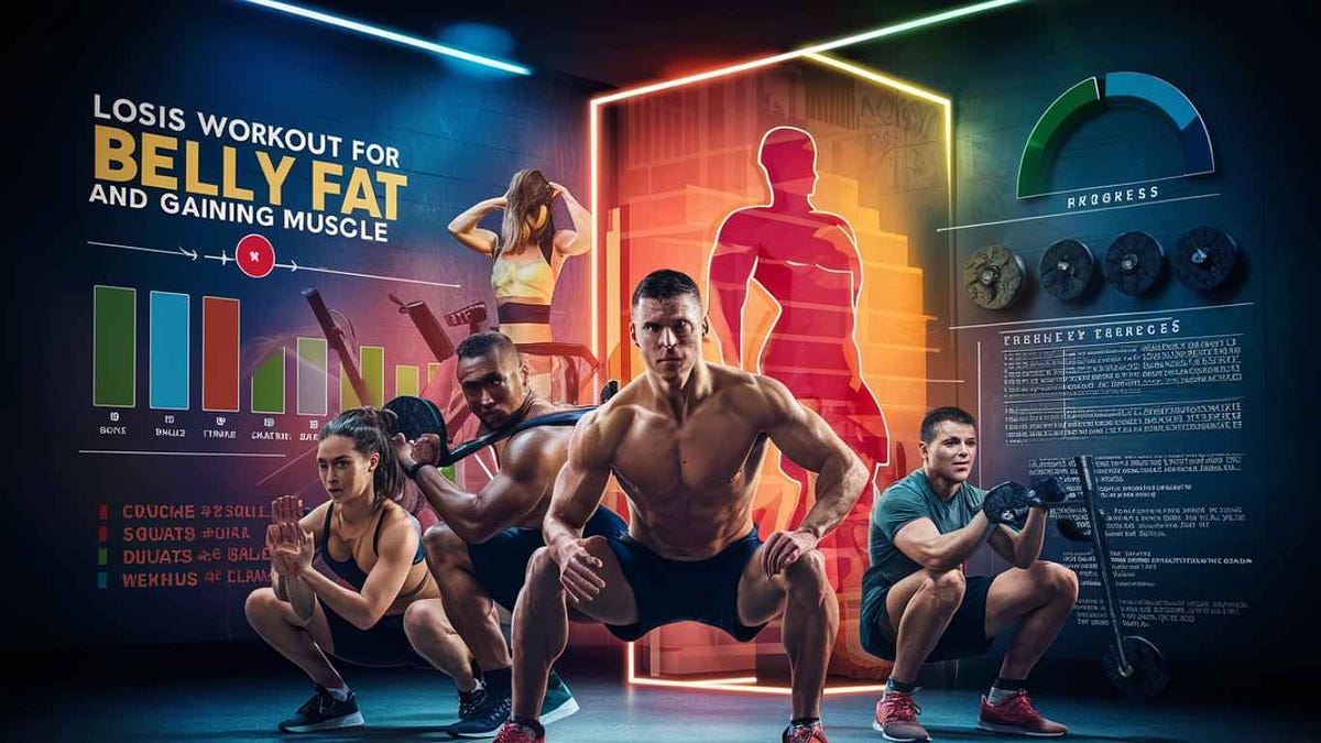 How Workouts Help Lose Belly Fat and Gain Muscle - Fit Kiter - Medium