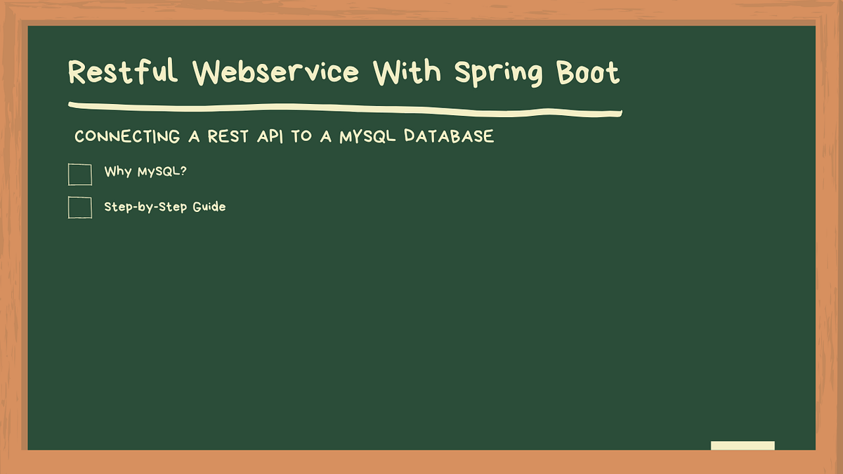 Mastering Restful Webservices: Part 17 — Connecting a REST API to a ...