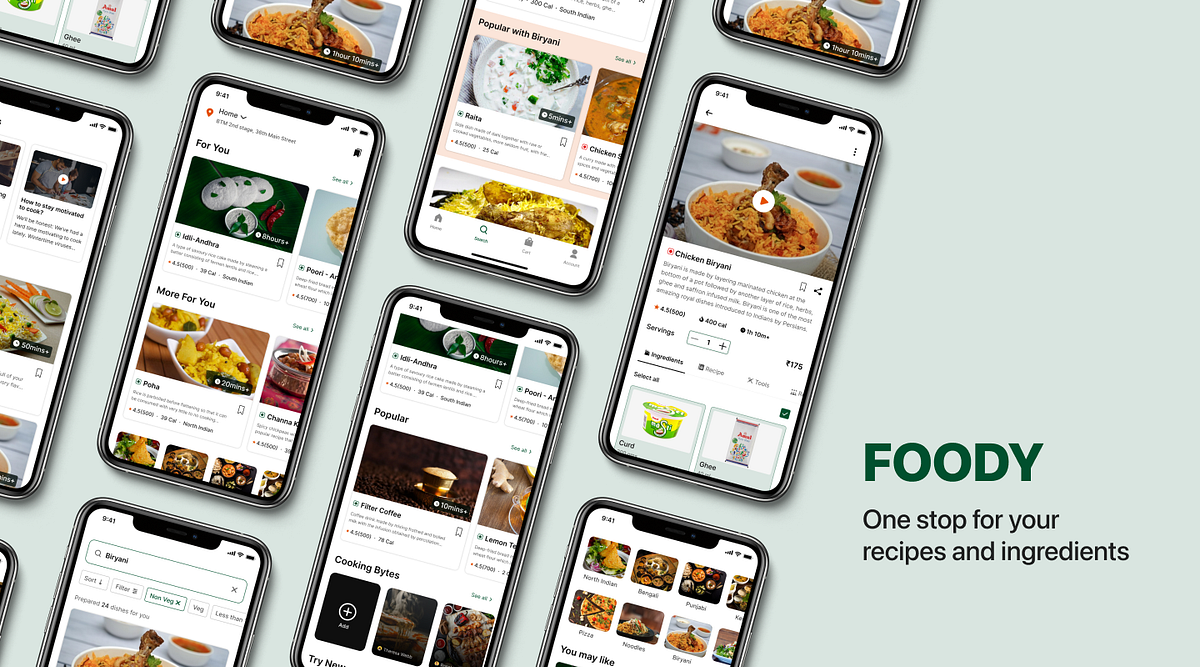 FOODY - one stop for recipes and shopping ingredients | by Monish Reddy ...