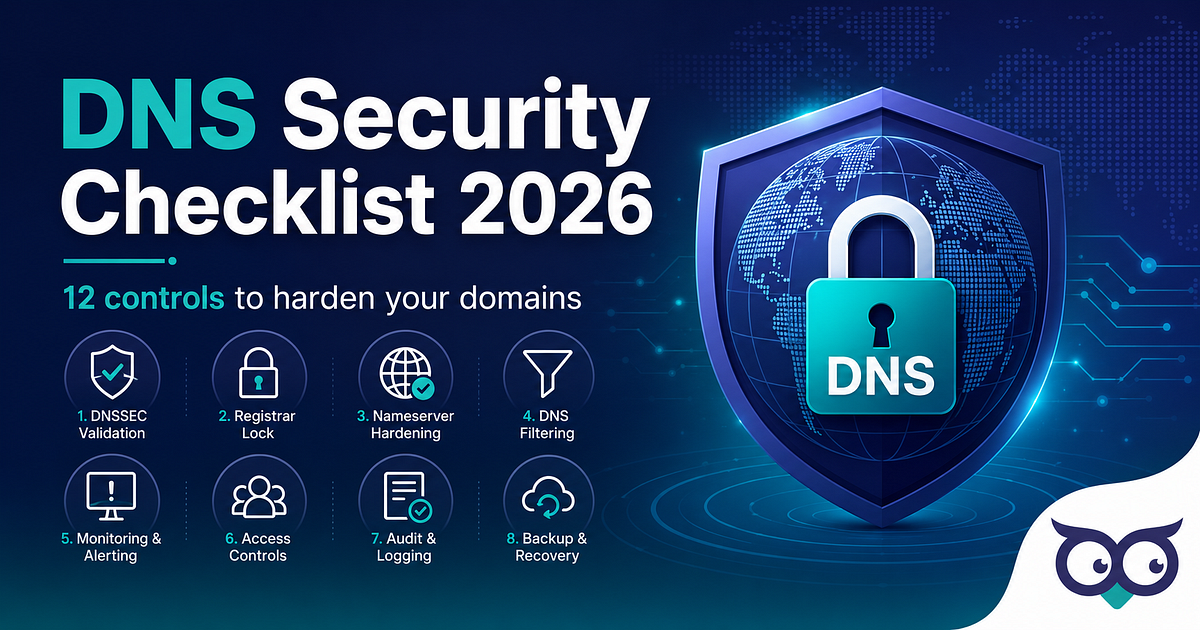 The DNS Security Checklist for 2026: 12 Controls to Harden Your Domains ...
