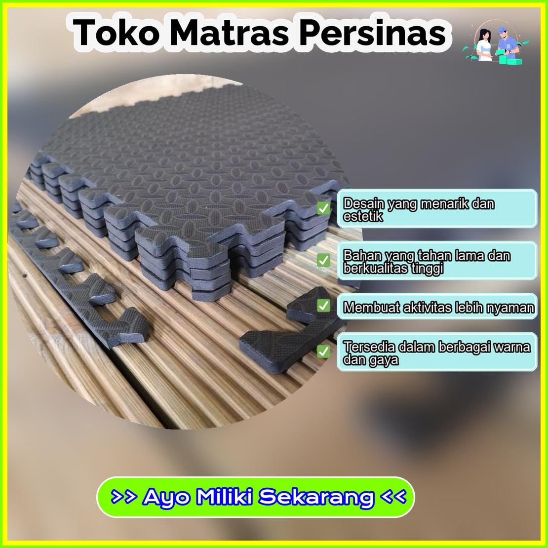 Toko Matras Persinas - Alat Lompat Tinggi - Medium