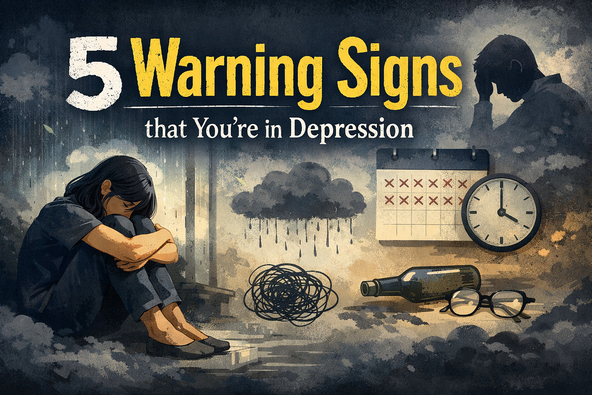 5 Warning Signs that You're in Depression and How to Get Out of it ...