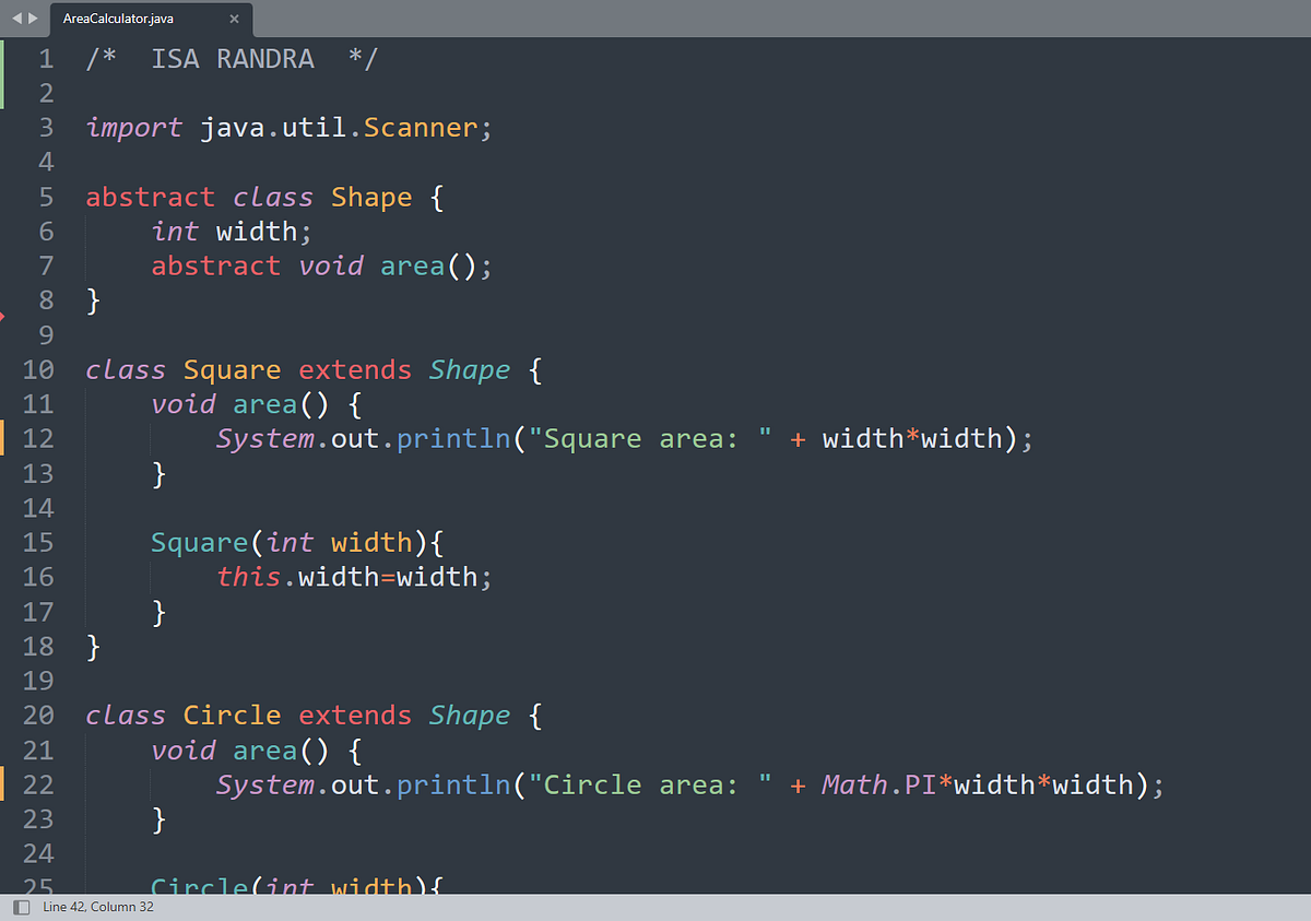 Area Calculator - Code with Isa - Medium