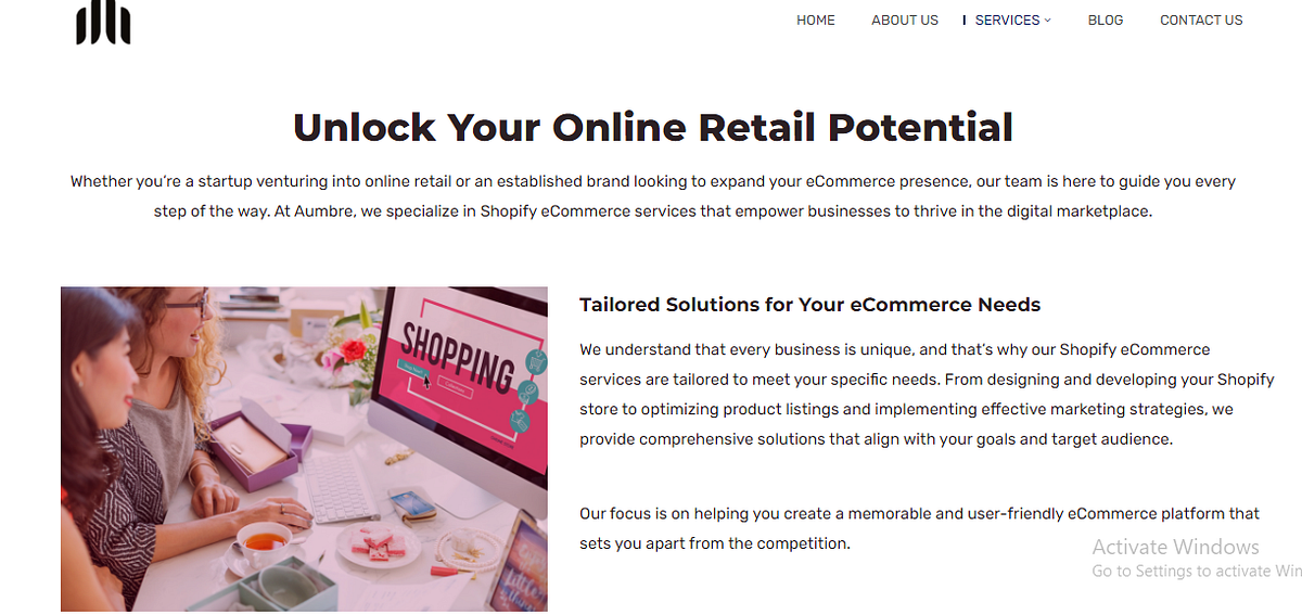 E Commerce Website Development - Aumbredesignstudio - Medium