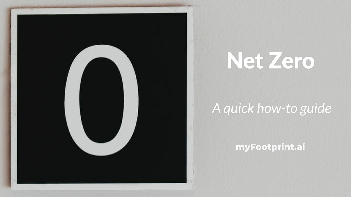 Net Zero: a quick how-to guide. Measure, reduce, offset, repeat. | by ...