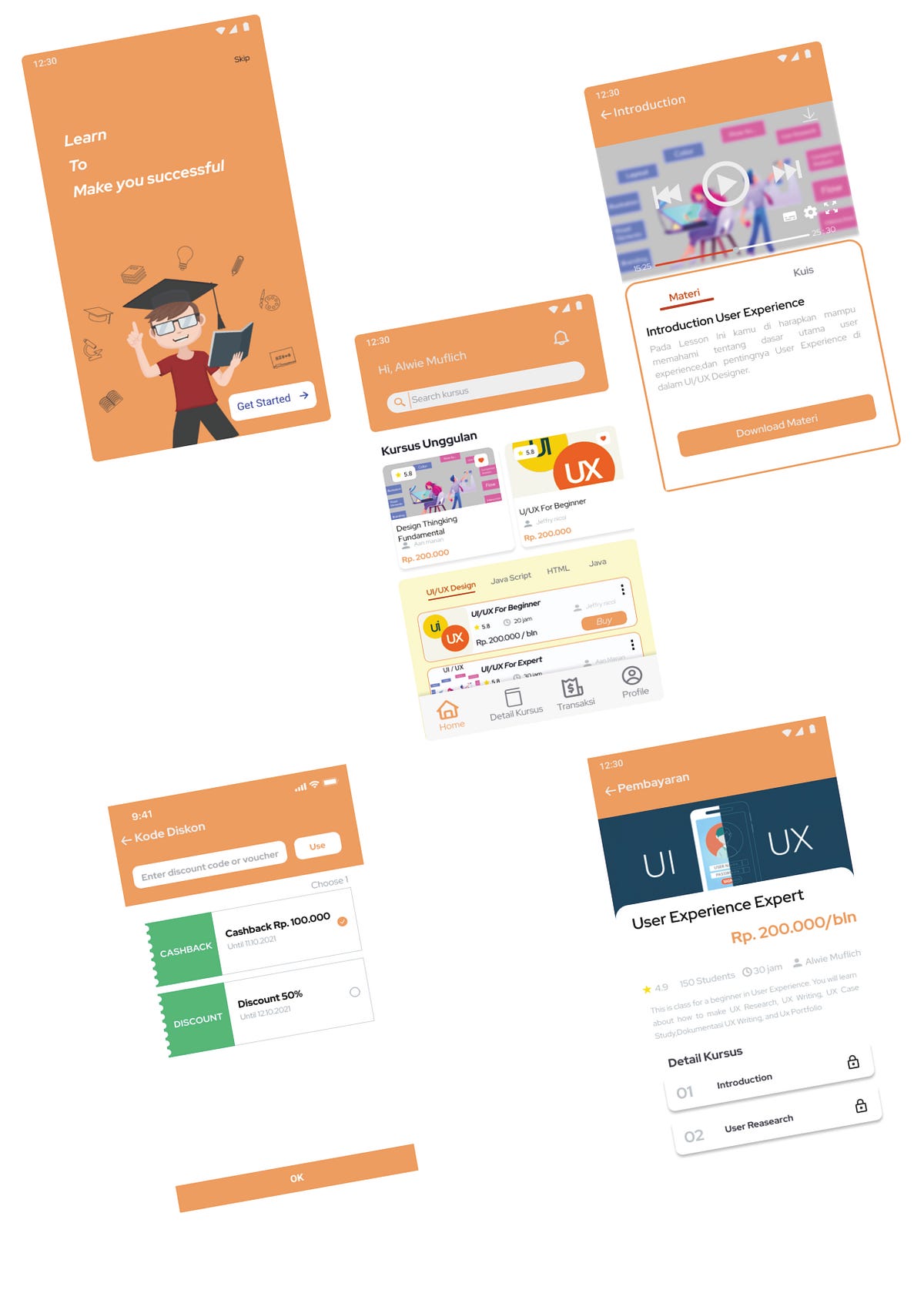 UI/UX Brief Challenge Skilvul Platform Education | by Alwie Muflich ...