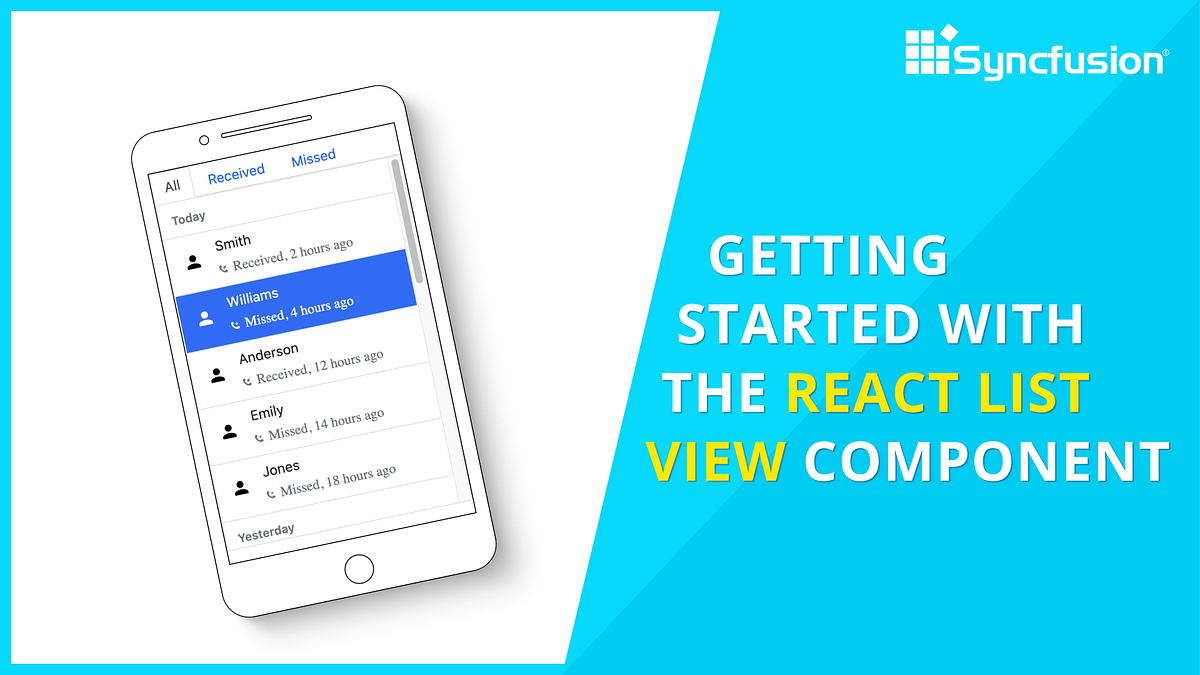 Getting Started with the React List View Component - Arun Raj - Medium