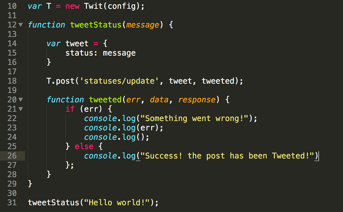 Making a Replier and Follow Bot for Twitter using Node.js | by Rishabh ...