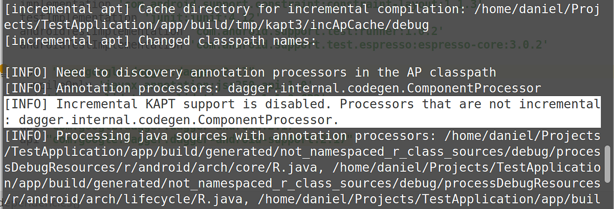 Making incremental KAPT work (Speed Up your Kotlin projects!) | by Daniel Novak | Medium