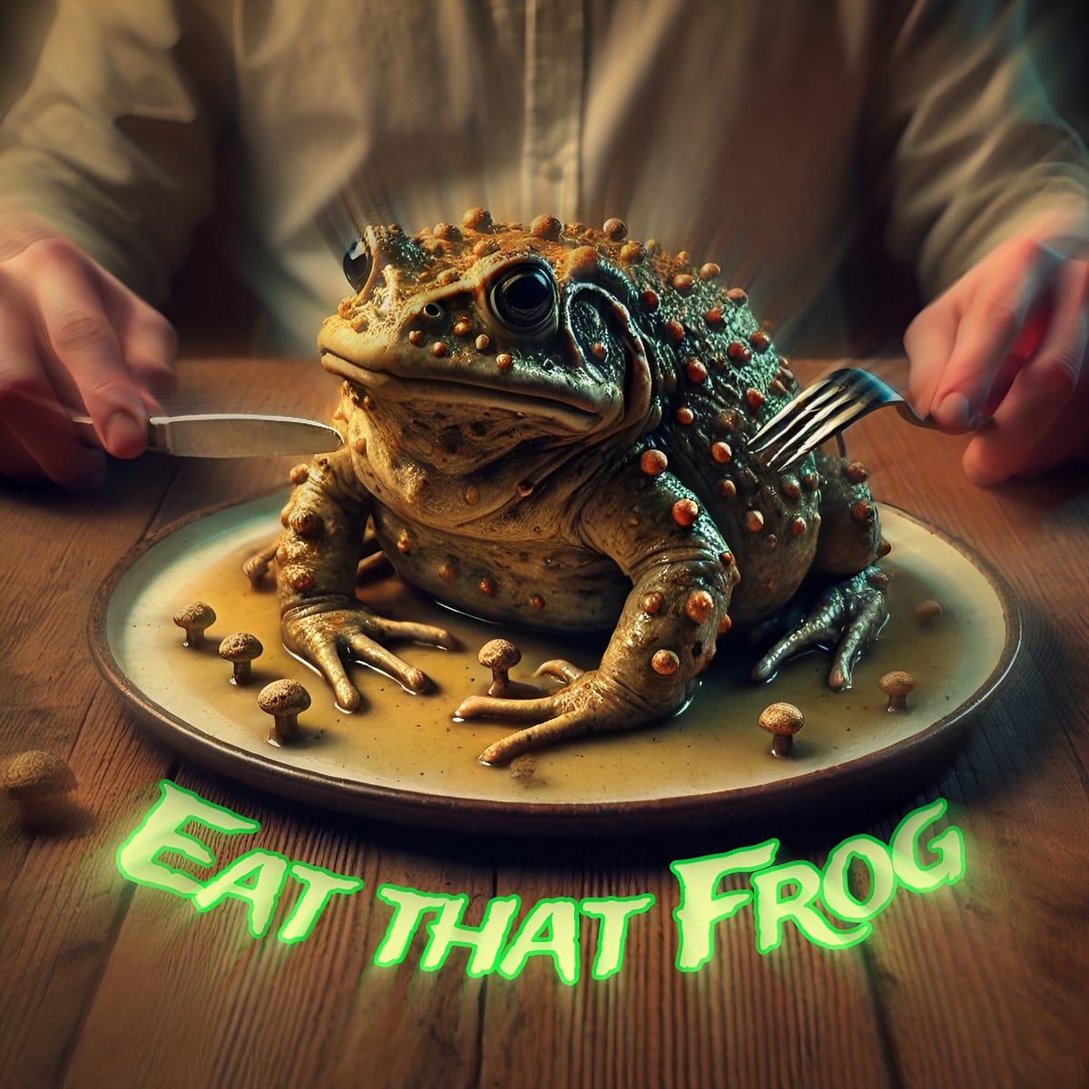 Eat That Frog: Your Key To Winning The Day | by blogginglen.com ...