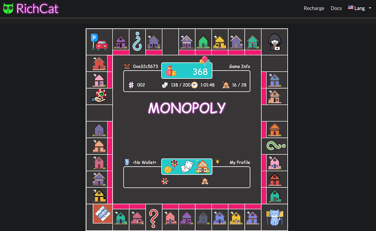 ATTENTION! Richcat coming!!. RichCat is the first Monopoly game in ...