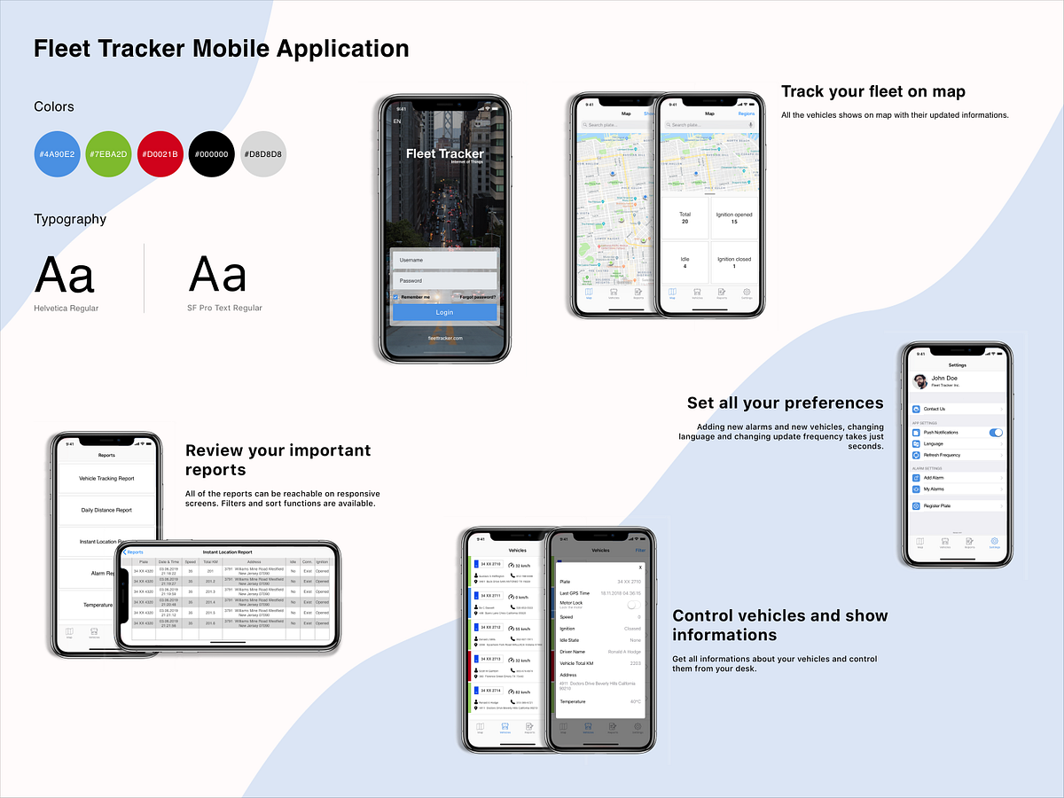 Design a proper mobile app | Fleet Management | Medium