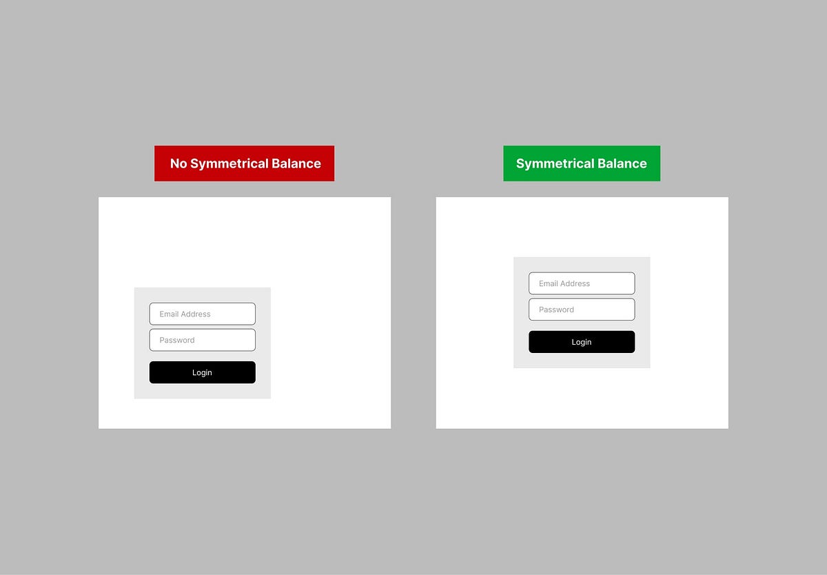 1. Understanding Asymmetrical and Symmetrical Balance in UI/UX Design ...