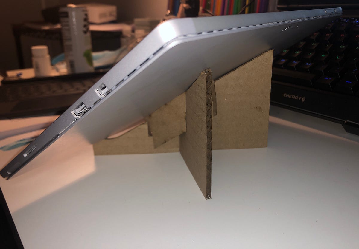 Lase Cut Tablet Stand. Design | by DanielGao | Medium