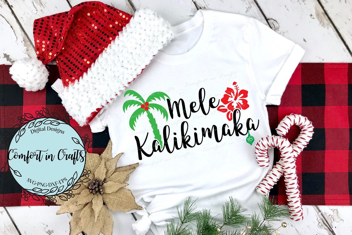 Mele Kalikimaka SVG Hawaiian Christmas SVG Hibiscus Svg Palm tree SVG T ...