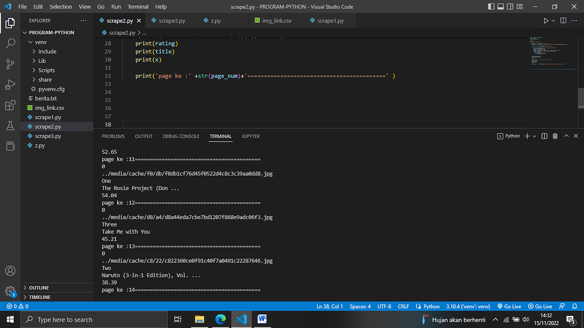 SCRAPE WEB MENGGUNAKAN PYTHON. Apa itu web scraping? | by Iwan Setyawan ...