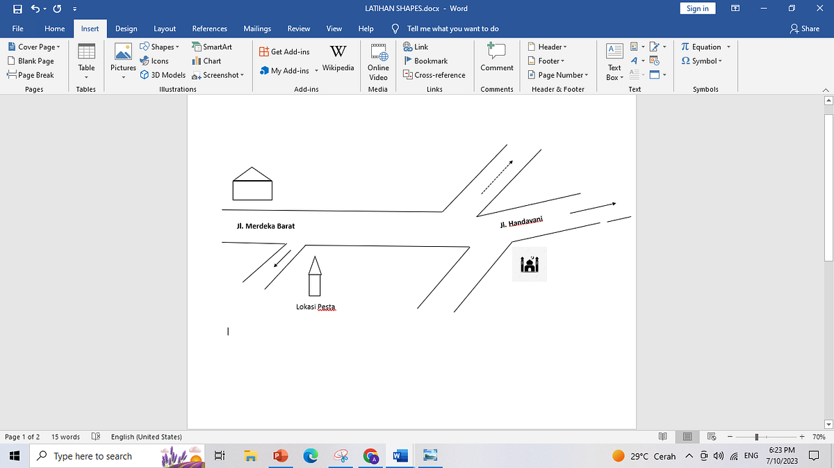 Shape Ms Word. Latihan 1 | by Annisa Aini | Medium