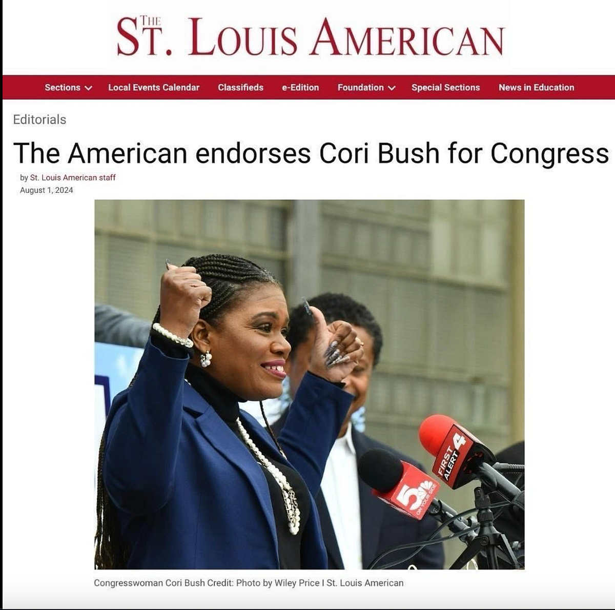 The Top Five Reasons to Vote for Cori Bush on Tuesday | by Rachel ...