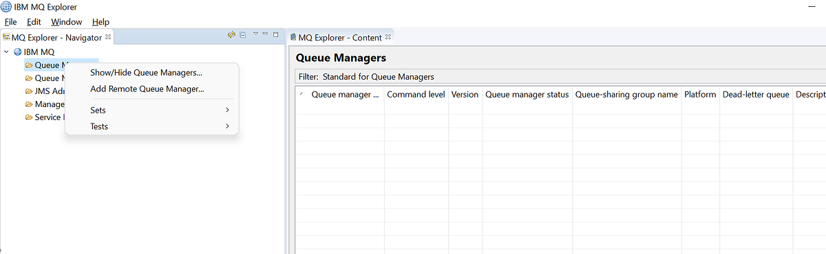 Adding a remote queue manager to IBM MQ Explorer | by noob developer | Medium