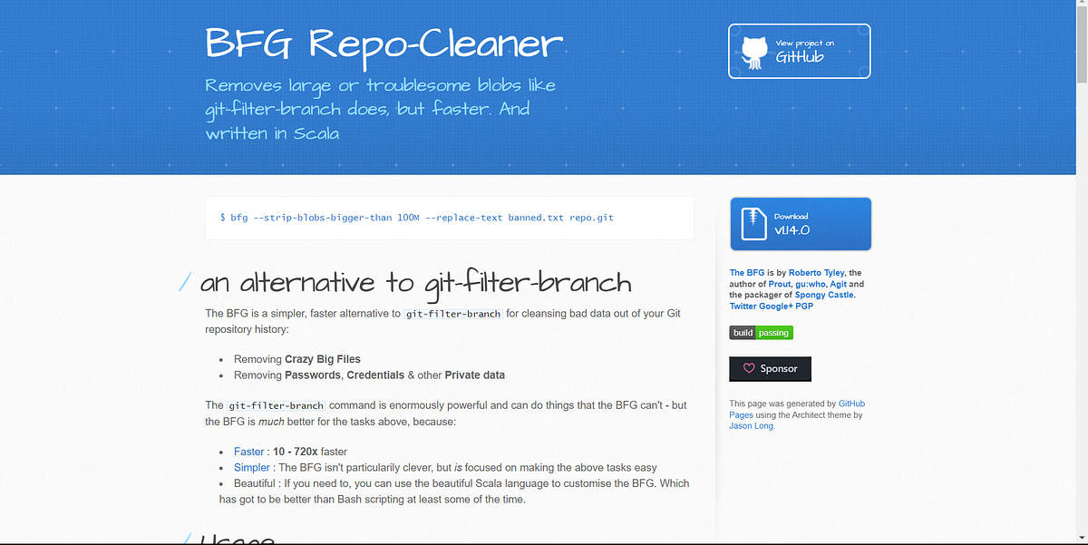 How to remove Sensitive Data from GitHub Using BFG Repo-Cleaner on Windows | by Aman | Medium