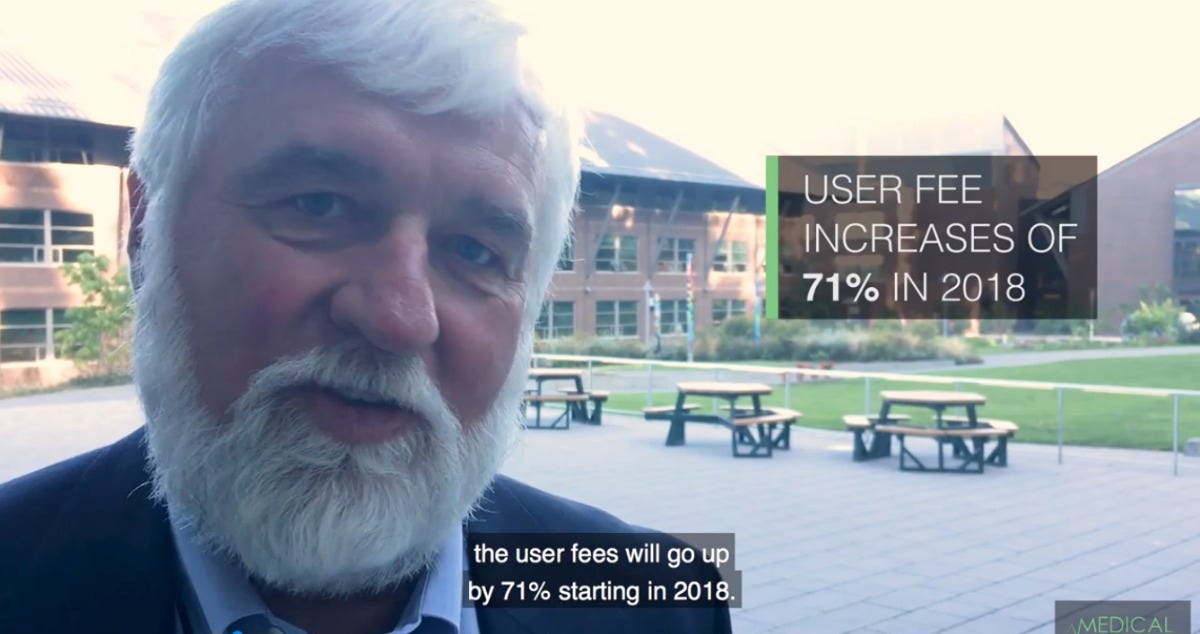 MDUFA: Medical Device User Fees go up in 2018 | by JoeHage | #MedDevice ...