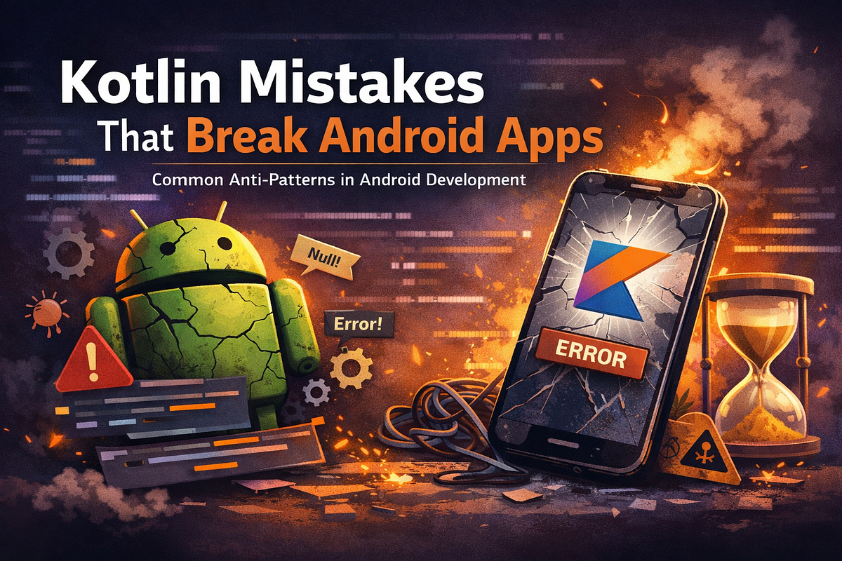 Common Kotlin Mistakes That Slowly Break Android Apps | by Pinankh ...