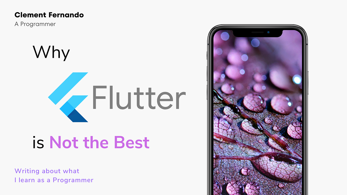 Why Flutter is “NOT” the Best Mobile App Development Tool | by Clement ...