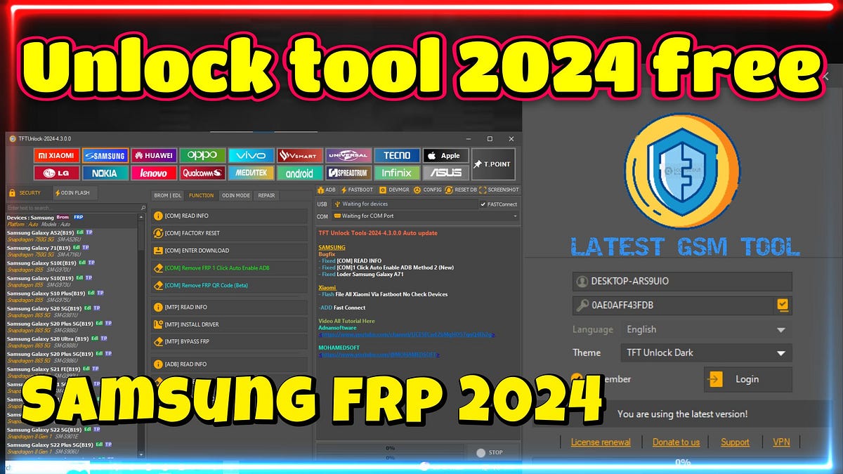 Unlock Tool 2024 Free | New Unlock Tool Latest Version - Mirha - Medium