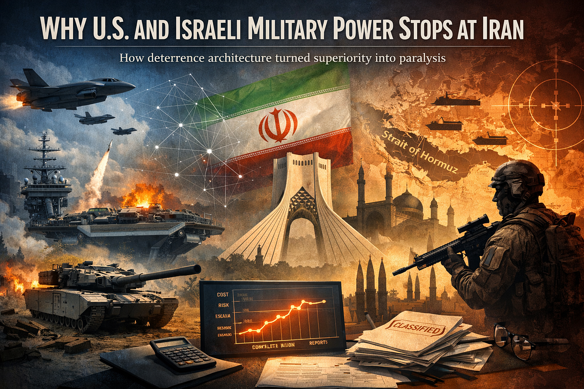 Why U.S. and Israeli Military Power Stops at Iran | The manifest archive