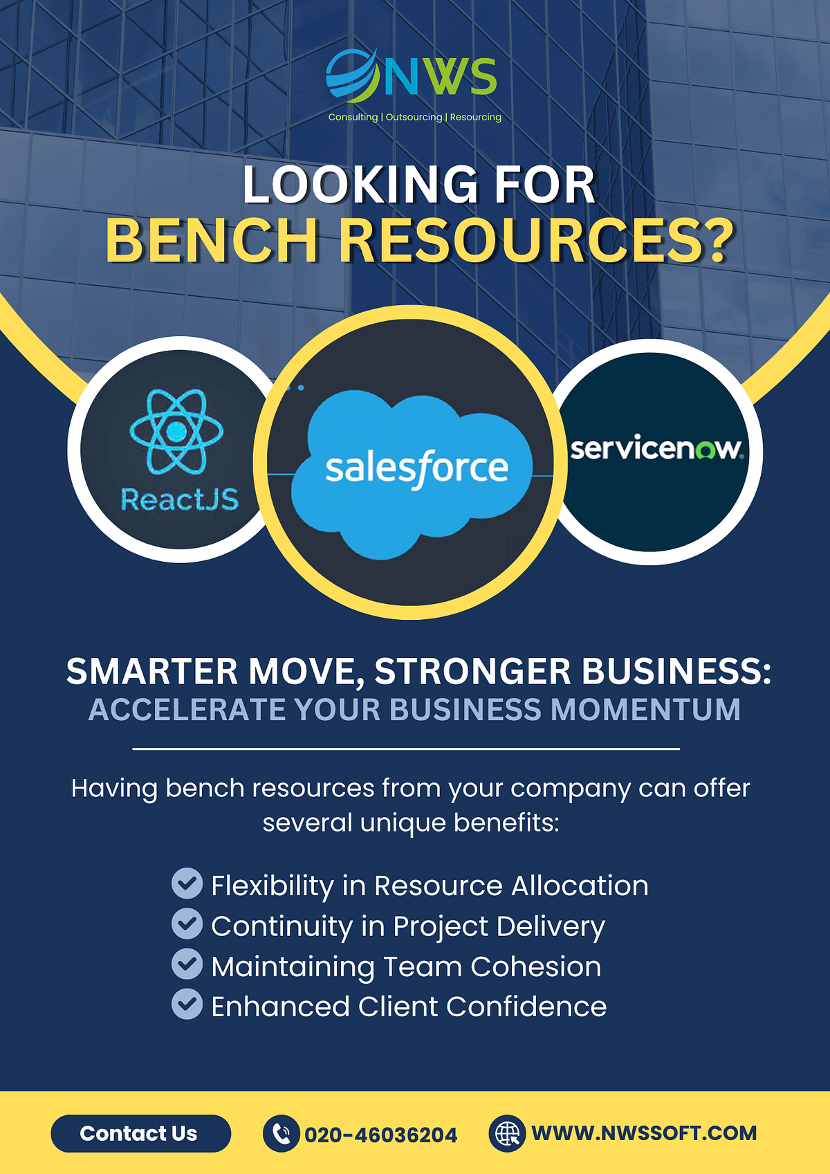 Salesforce | React JS | ServiceNow: Resources Available - Suyashree ...