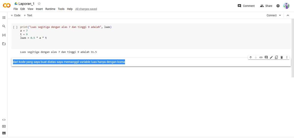 Aplikasi Google Colab Untuk Mengeksekusi Kode Python | by Tarisa Dwi ...