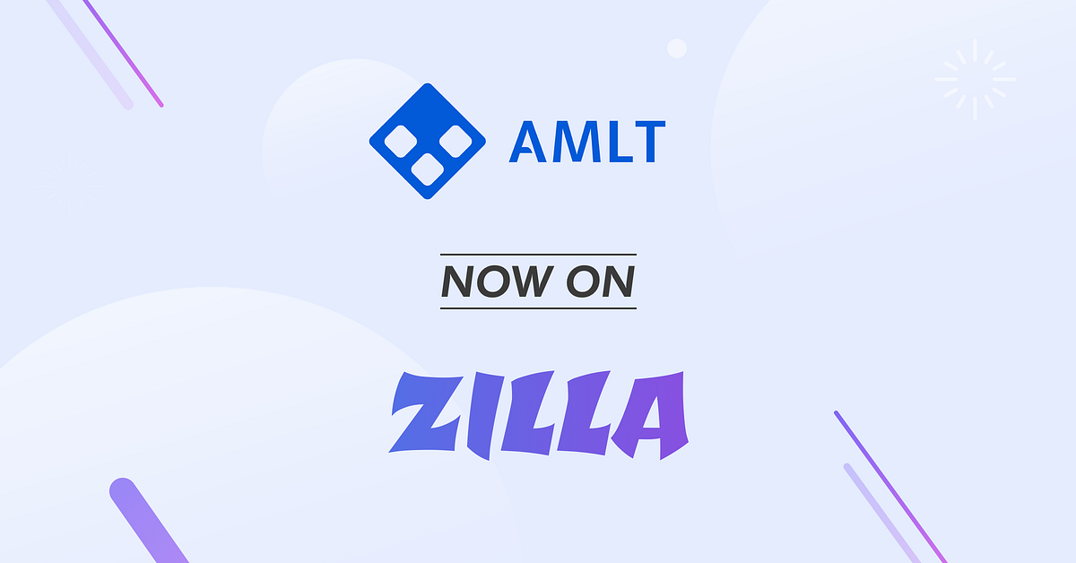 AMLT is now on ZILLA Wallet. We are pleased to announce that AMLT is ...