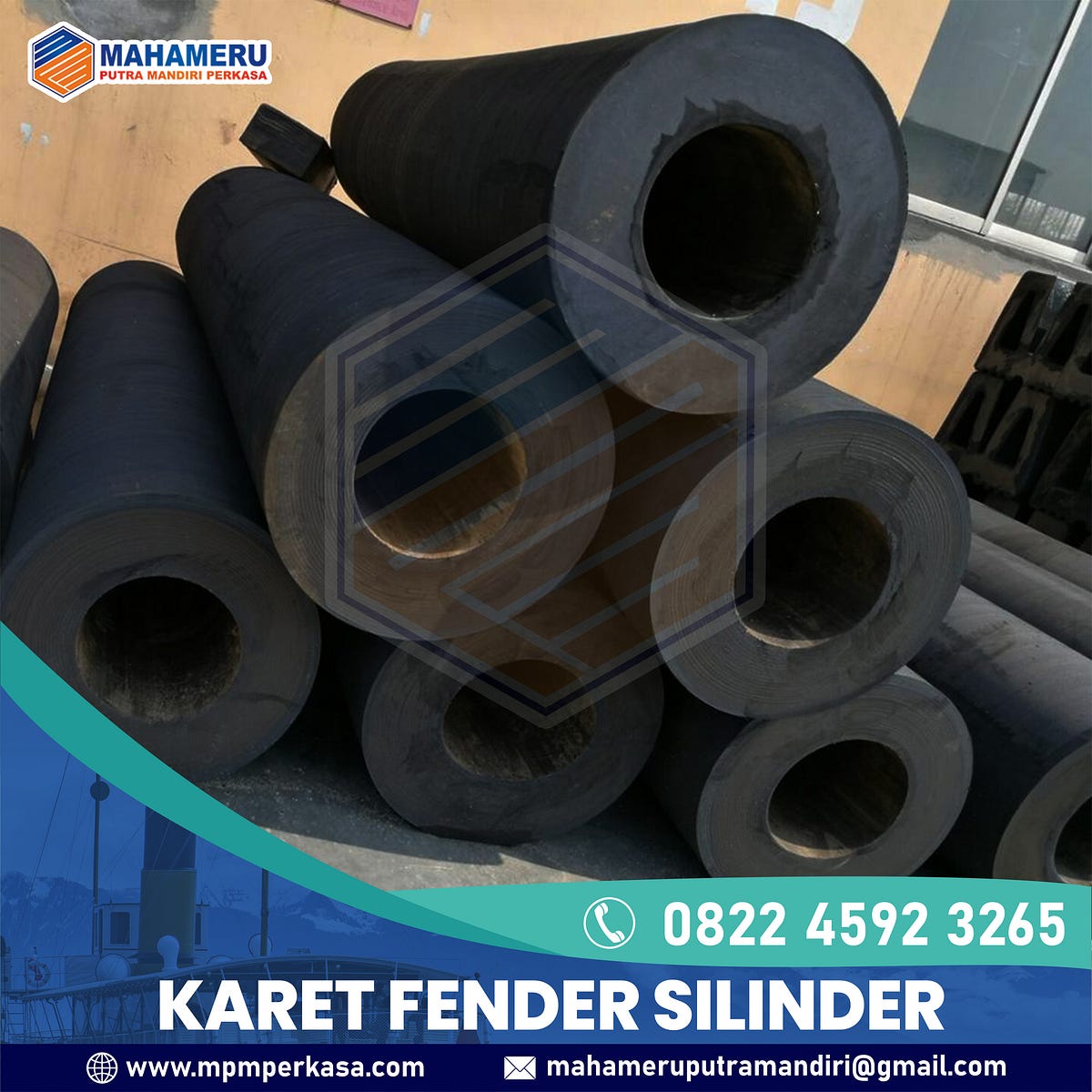 Rubber Fender Cylinder — Karet Fender Dermaga Tipe Silinder | by ...