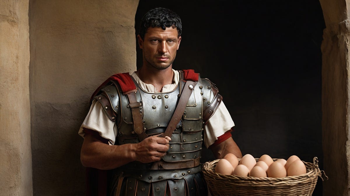 Scientists have examined a complete egg from Roman times in Great ...
