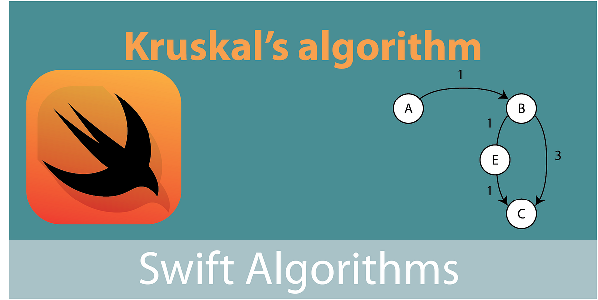 Kruskal’s Algorithm in Swift. Get the smallest edge! | by Steven Curtis | Swift Coding | Medium