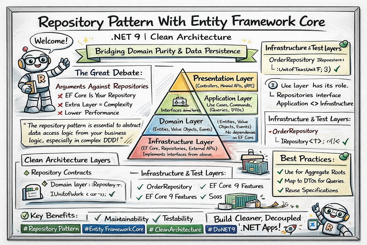 Repository Pattern With Entity Framework Core | Clean Architecture ...