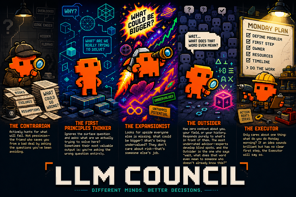 LLM Council: I Asked Five AI Personalities to Tear Apart My App Idea ...