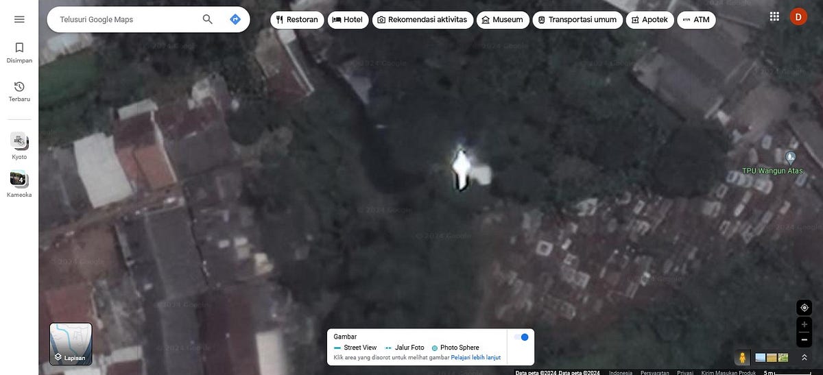 Penampakan Pocong di google Maps - Dzikri, my documentation - Medium