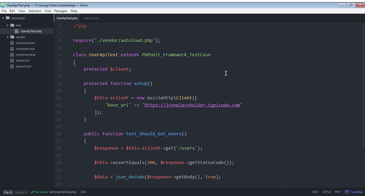 มาทดสอบ REST API กับ PHPUnit และ Guzzle กันเถอะ | by ปอจัง ชอบดีดพิณเปี ... มาทดสอบ REST API กับ PHPUnit และ Guzzle กันเถอะ | by ปอจัง ชอบดีดพิณเปี ...
