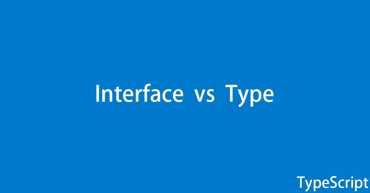 【TypeScript】Interface 與 Type 的差異. 雖然在使用上看起來真的超像， 但是 Type 是屬於靜態的資料格式， 他 ...