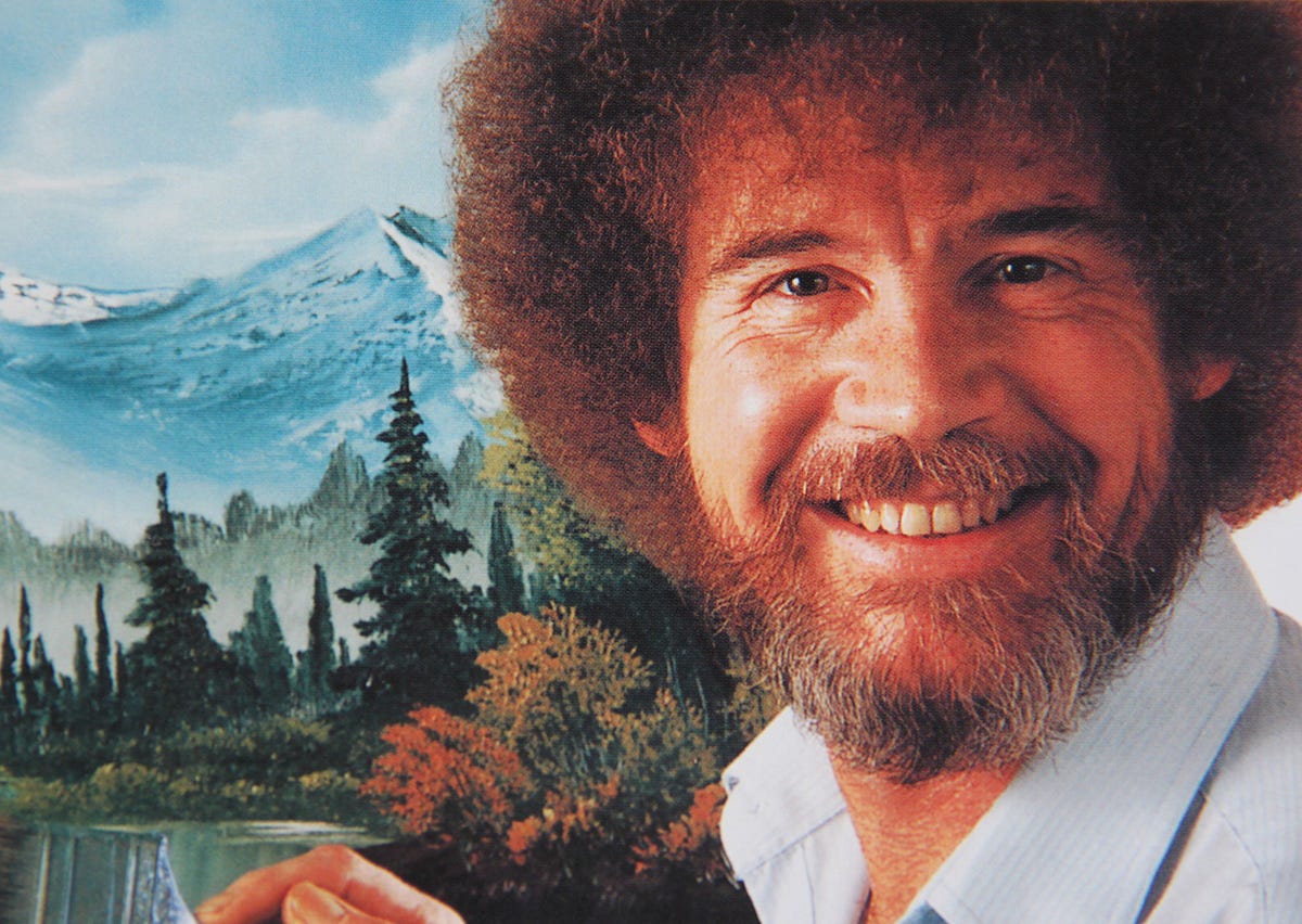 Bob Ross. That’s what first came to mind. Bob… | by Love Possible | Medium