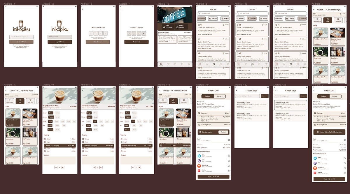 UI/UX Case Study : Desain Aplikasi Pemesanan Kopi Online “inikopiku” | by Ardini Fitria | Medium